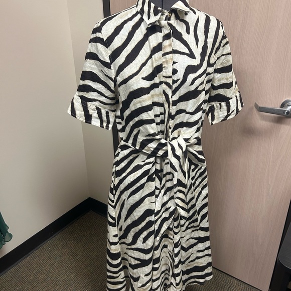 Ralph Lauren | Dresses | Ralph Lauren Zebra Pattern Shirt Dress | Poshmark